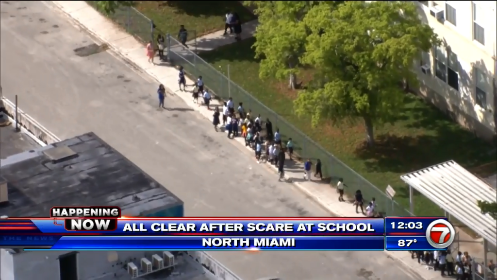 All clear given at W.J. Bryan Elementary School after gas leak – WSVN ...