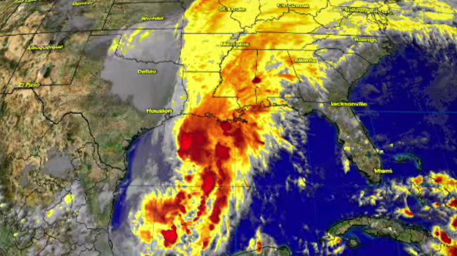 Remnants of Olga push into Mississippi, leaving damage - WSVN 7News ...