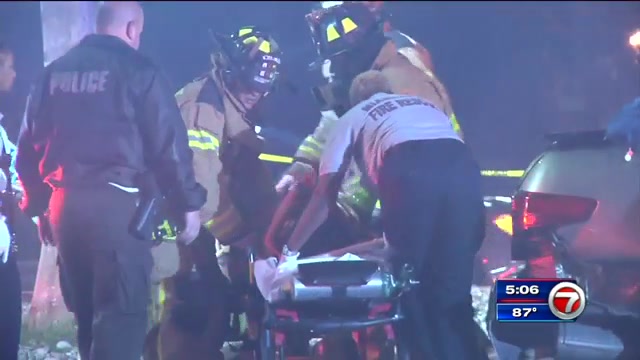 Several people hospitalized after car, bus collide near MIA entrance ...