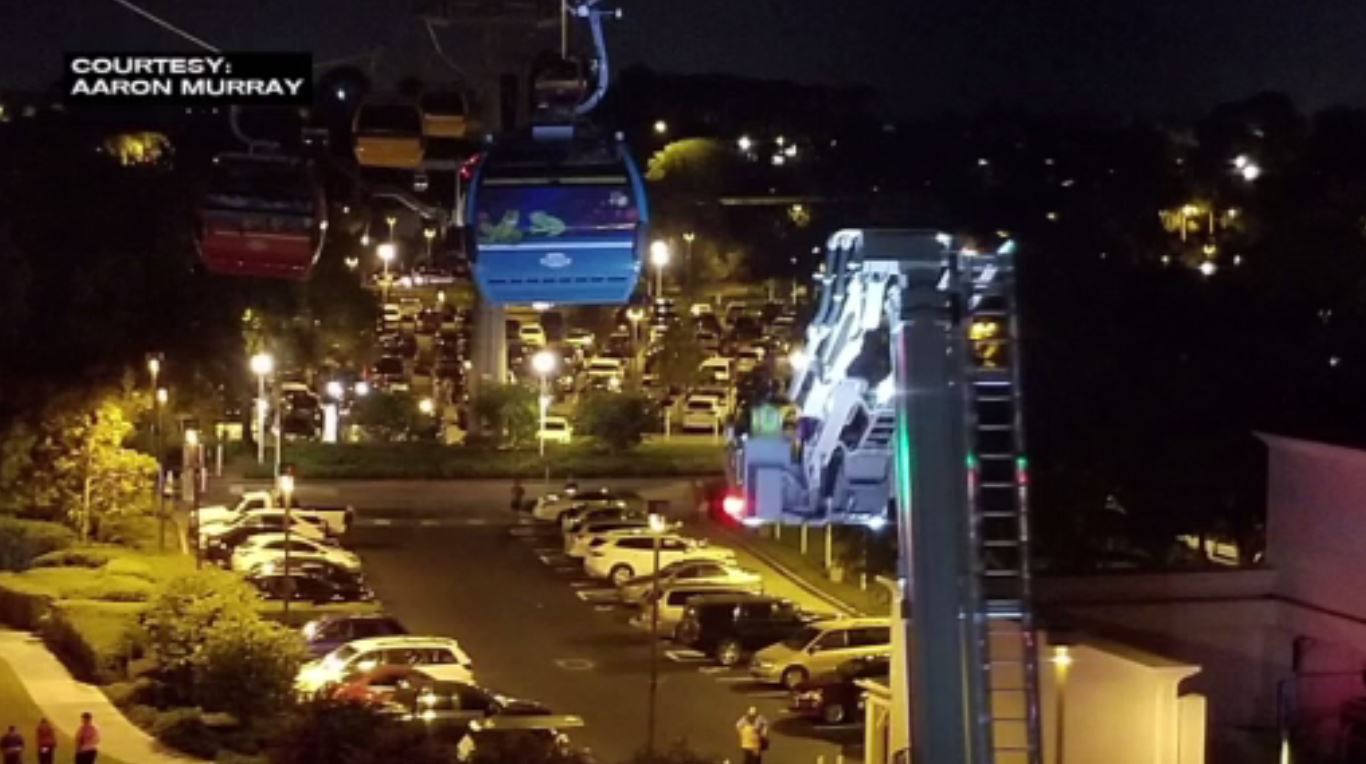 Disney cable cars resume, week after stalling - WSVN 7News | Miami News ...