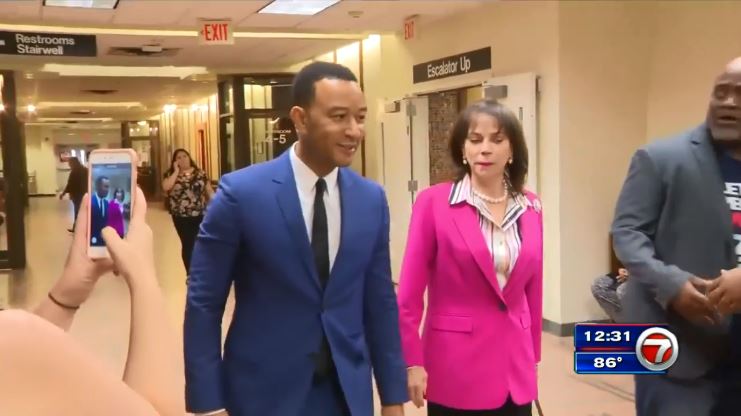 John Legend visits Miami in support of amendment restoring felon voting ... John Legend visits Miami in support of amendment restoring felon voting ...