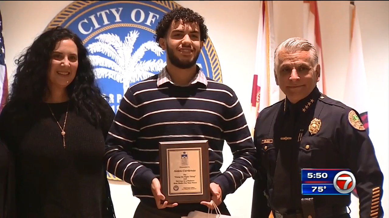 City of Miami Police honors several role model students - WSVN 7News ...