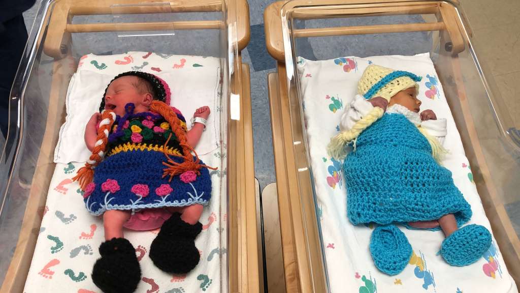 Hospital dresses newborns as Elsa, Anna and Olaf to get ready for ...