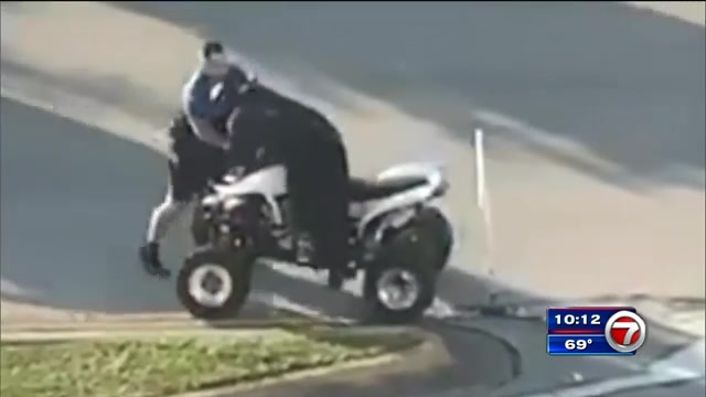 Man arrested after police confrontation amid swarm of ATV riders in Mid ...