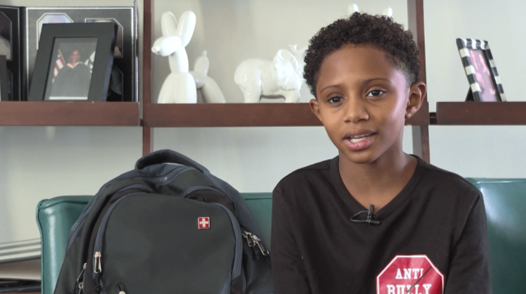 11-year-old invents backpack to help stop school bullying - WSVN 7News ...