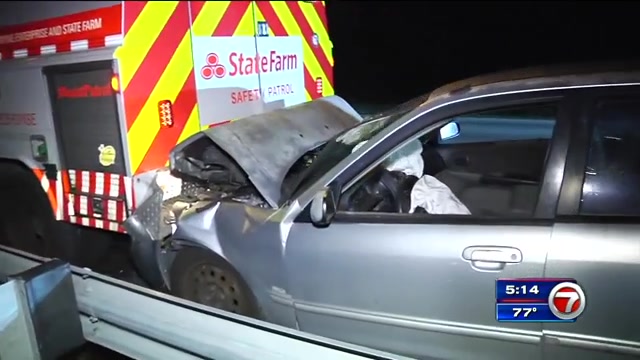 1 at large after hit-and-run driver rear-ends Road Ranger truck on ...