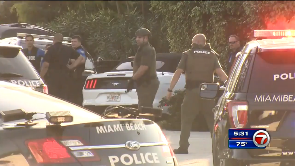 1 Arrested Following Police Pursuit In Miami Beach 2 At Large Wsvn