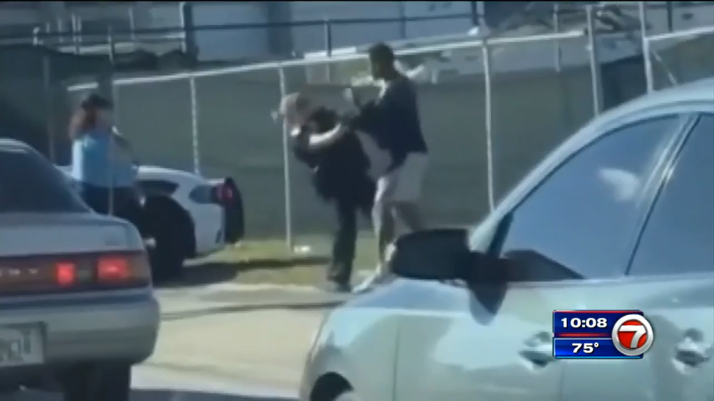 Police arrest man caught on video punching, choking, throwing Fort ...