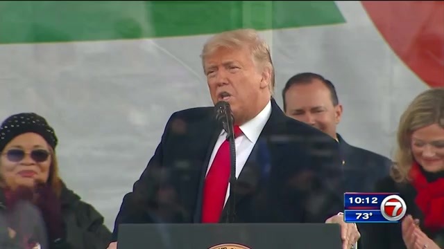 Trump, a late convert to cause, attends anti-abortion rally – WSVN ...