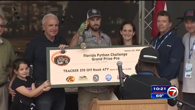 80 reptiles caught in Miami Super Bowl Burmese python hunt - WSVN 7News ...