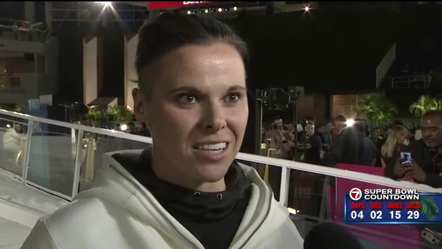 Katie Sowers makes history as 1st woman coach at Super Bowl - WSVN ...
