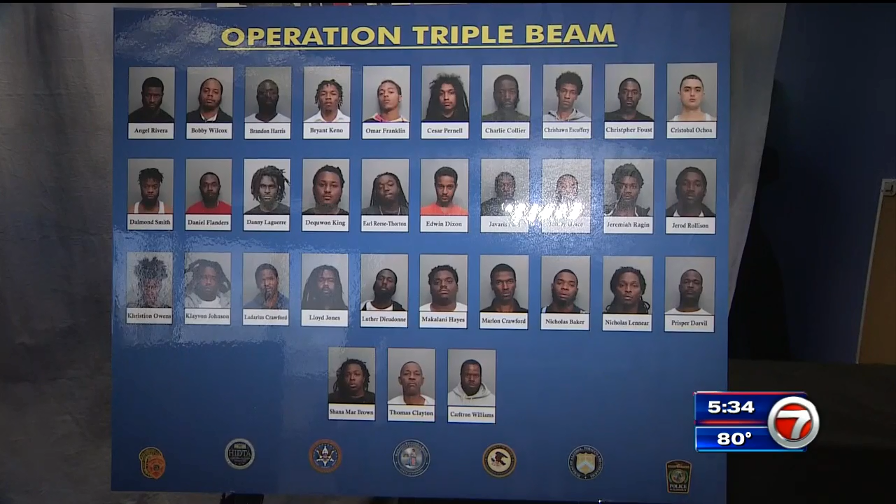 Law enforcement initiative, Operation Triple Beam, targets gang ...