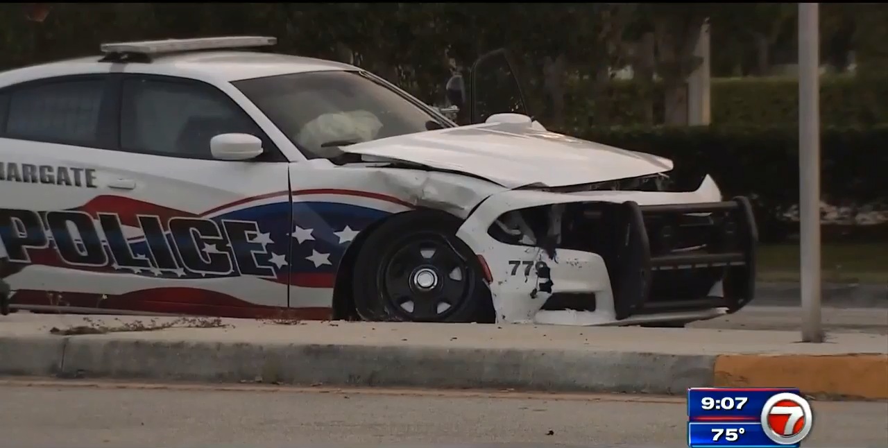 3 transported after officer-involved crash in Margate - WSVN 7News ...