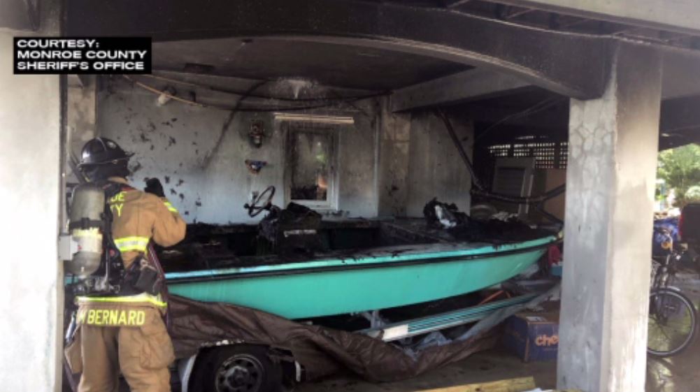 Boat, home catch fire in Cudjoe Key; no reported injuries - WSVN 7News ...