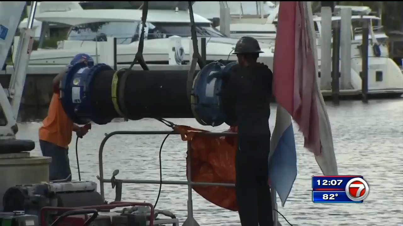 Repairs underway to broken sewage main in Fort Lauderdale - WSVN 7News ...