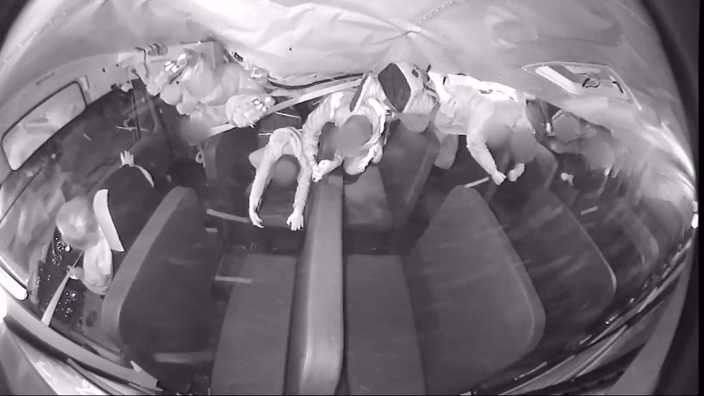 Terrifying crash video shows students tossed around school bus – WSVN ...