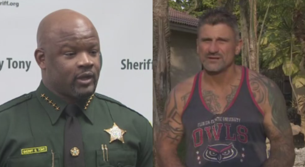 Broward Sheriff Gregory Tony saves man found slumped over wheel at ...