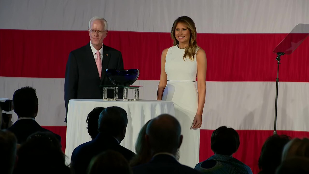 First lady Melania Trump honored at Palm Beach Atlantic University ...