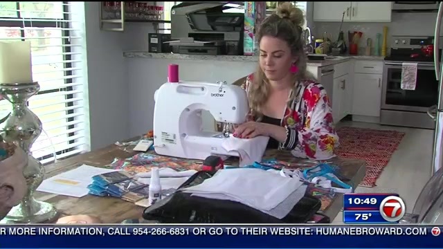 Local seamstresses, fashion designer sew face masks to protect against ...