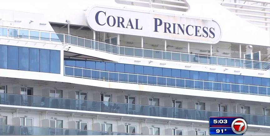 Another wave of passengers from Coral Princess disembark, head home ...