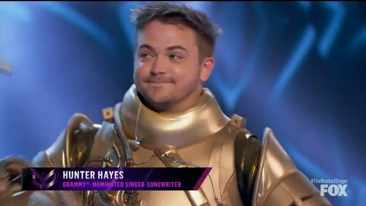 Hunter Hayes revealed as the Astronaut on ‘The Masked Singer’ - WSVN ...