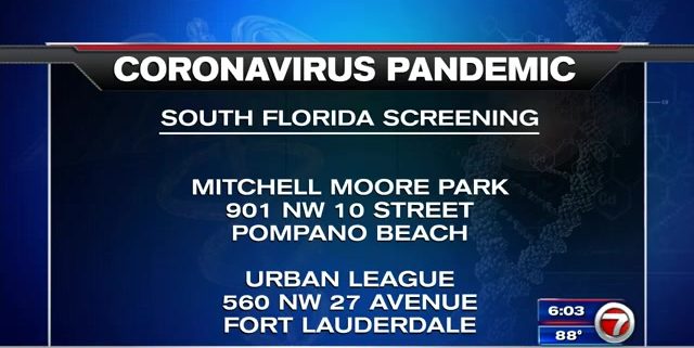 COVID-19 walk-through test sites open in Fort Lauderdale, Pompano Beach ...