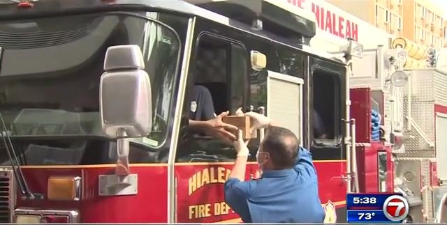 Vicky Bakery owner and employees deliver pastelitos to Hialeah ...