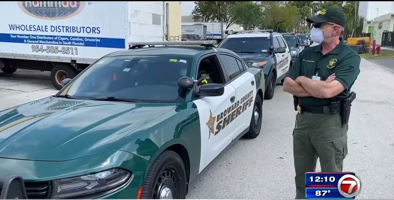 BSO distributes PPE to employees in Fort Lauderdale - WSVN 7News ...