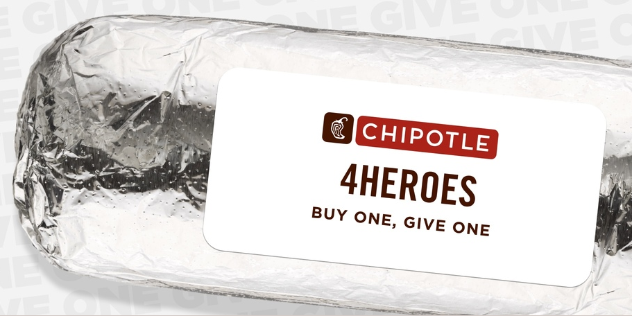 Chipotle to donate burritos to healthcare workers through ‘4HEROES ...