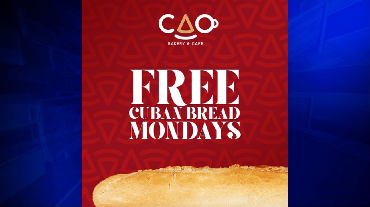 Cao Bakery is giving out free Cuban bread every Monday - WSVN 7News ...