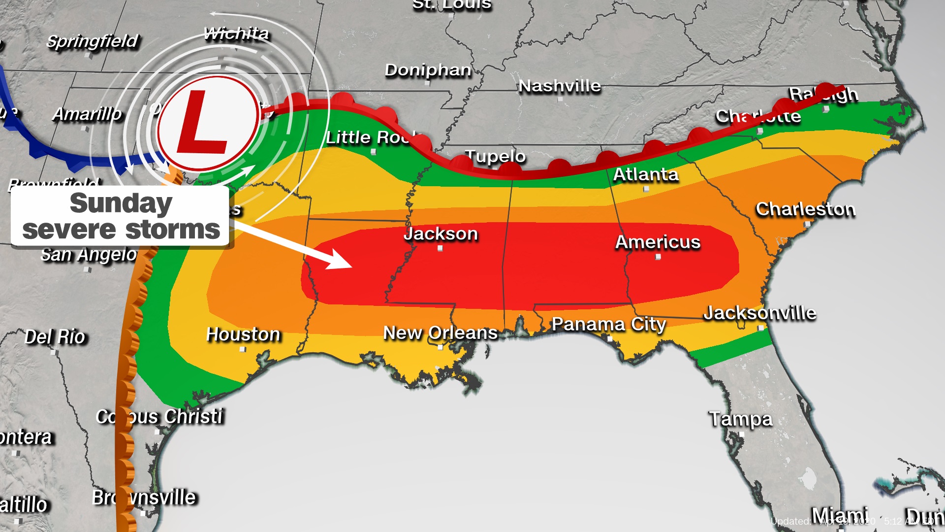 Southeast is getting hit by another round of severe storms - WSVN 7News ...