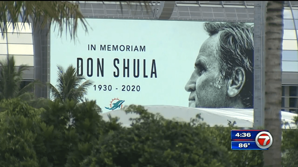 Dolphins unveiling Don Shula memorial statue in first of many events to ...