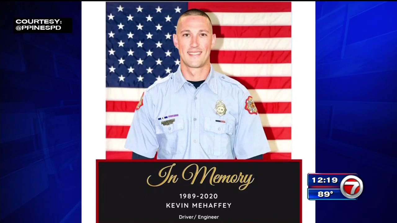 South Florida firefighters salute fallen comrade during funeral in ...