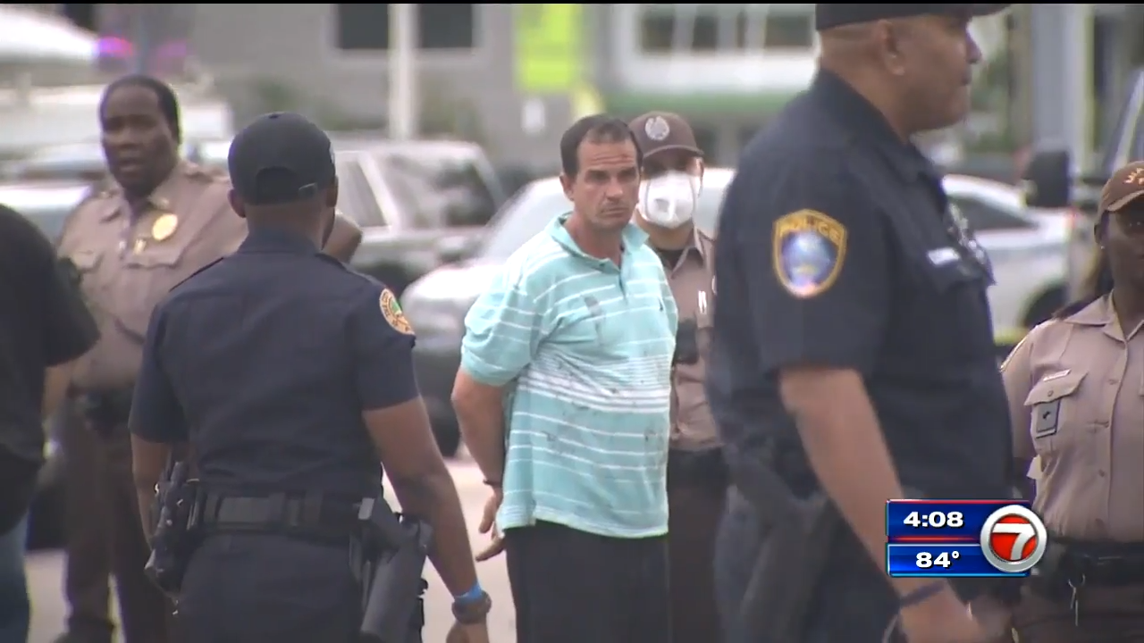 Man Taken Into Custody After Police Chase Down Stolen Car In Miami