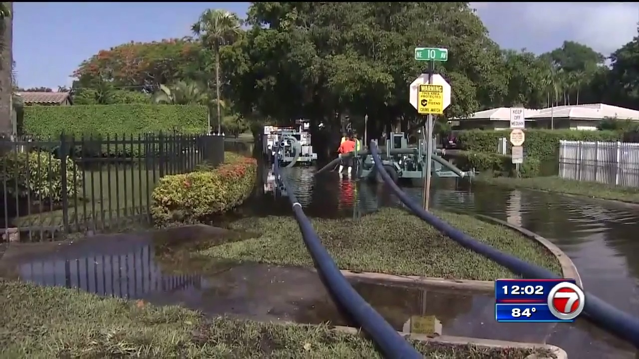 Floodwater remains in parts of South Florida days after torrential ...