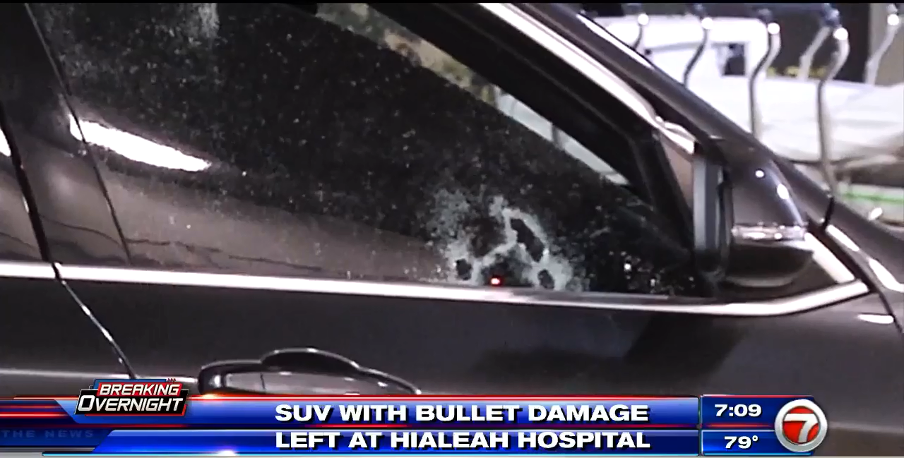 Police investigate after bullet-riddled SUV left outside Hialeah ...