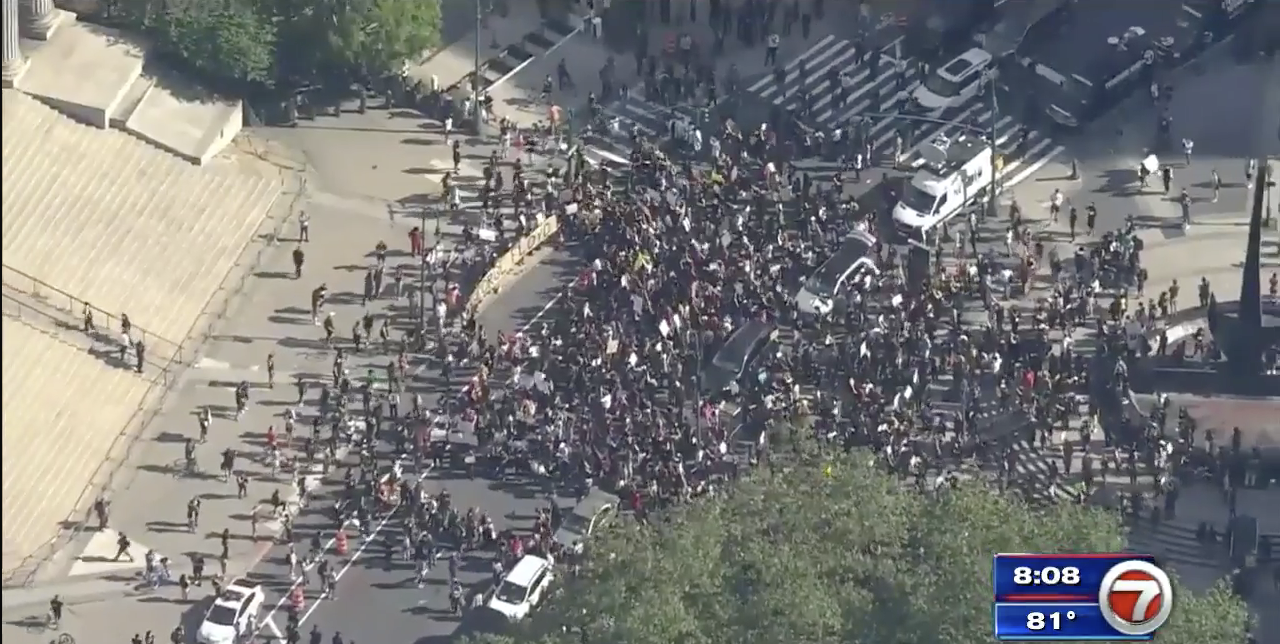 New York City curfew lifts early following peaceful protests - WSVN ...