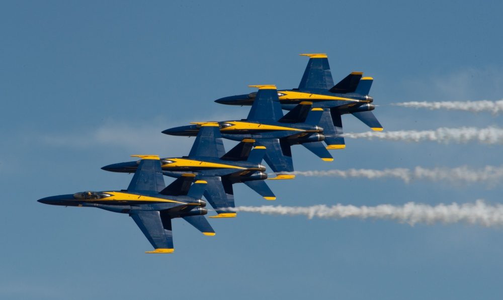 Blue Angels fly over South Florida in honor of front line workers ...