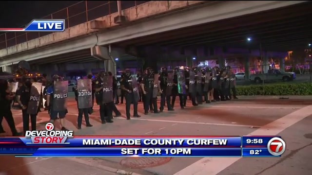 Countywide curfew goes into effect in Miami-Dade after protests ...