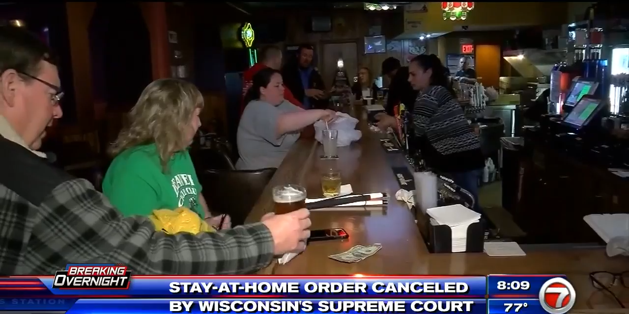 Wisconsin bars reopen after court ruling praised by Trump - WSVN 7News ...