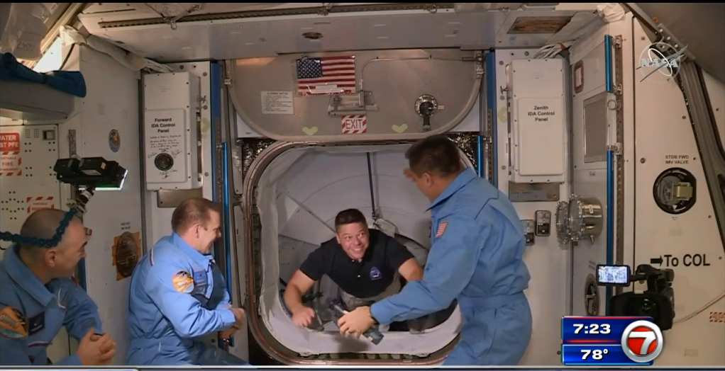 SpaceX’s historic encore: Astronauts arrive at space station – WSVN ...