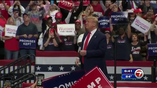 Trump rally called ‘dangerous move’ in age of coronavirus - WSVN 7News ...