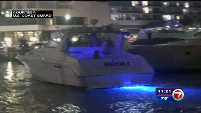 Coast Guard crew halts illegal pleasure craft near Miami Marine Stadium ...