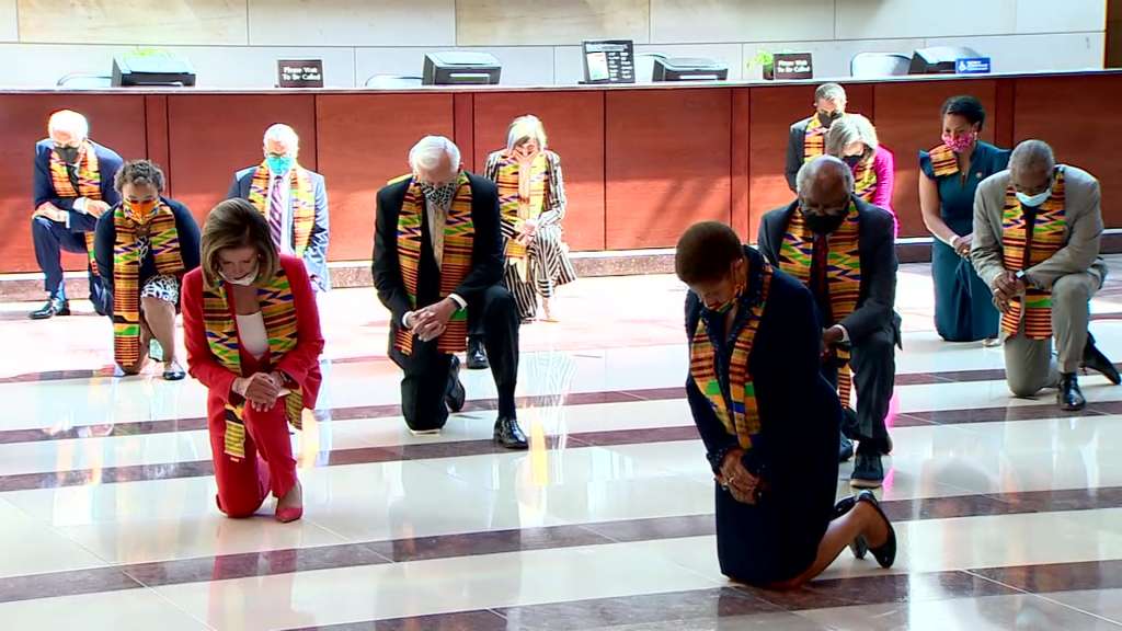 Democrats unveil police overhaul, kneel at Capitol – WSVN 7News | Miami ...