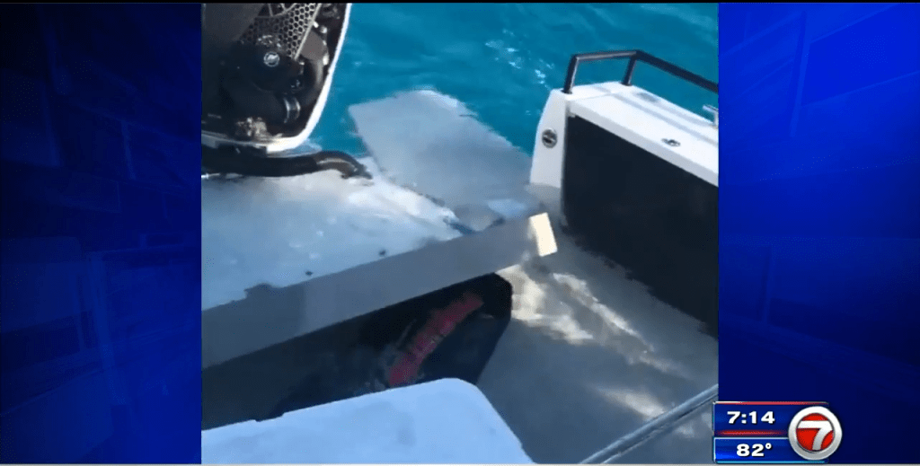 Boaters share ordeal after boat takes on water, motors fail at sea ...