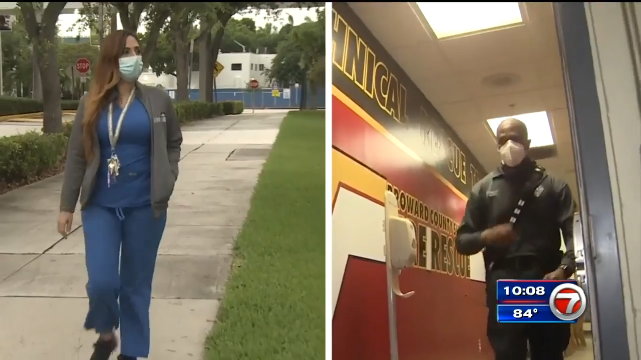 Frontline Fighters: 2 South Florida frontline workers return to work ...