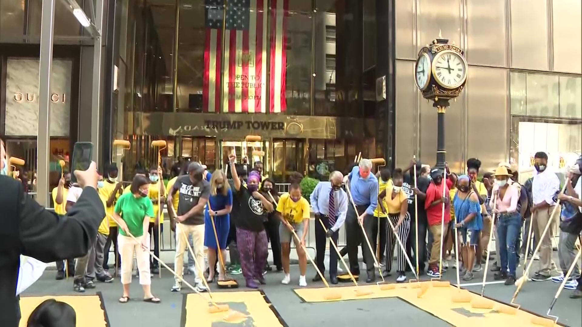 ‘Black Lives’ mural outside Trump Tower defaced for 3rd time - WSVN ...