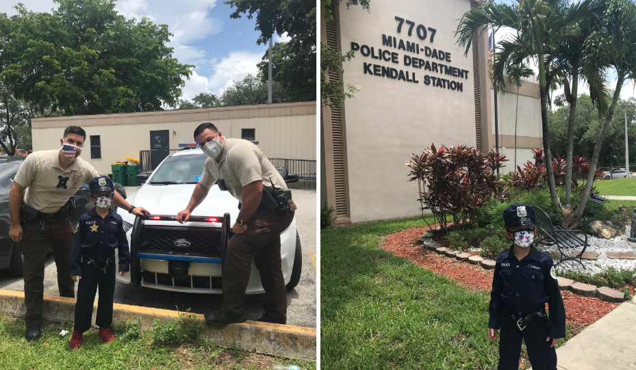 Little boy made honorary Miami-Dade Police officer for birthday - WSVN ...