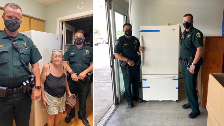 Senior citizen calls 911 when refrigerator breaks, deputies deliver new ...