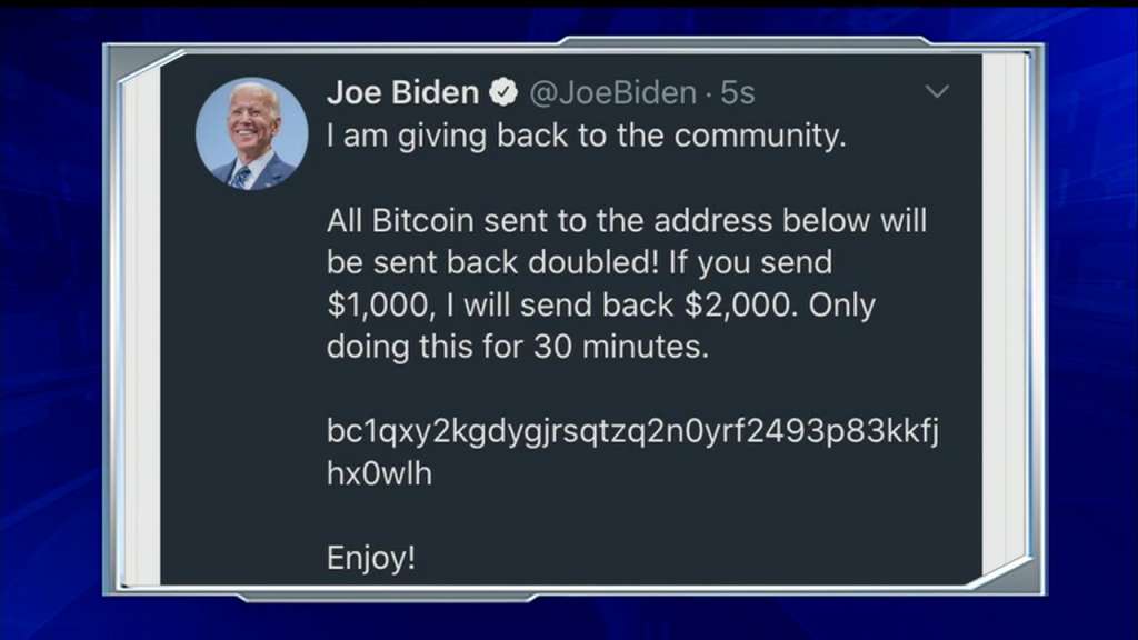 Biden, Gates, other Twitter accounts hacked in Bitcoin scam – WSVN ...